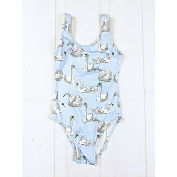 Stella Cove | Swim | Stella Cove Light Blue Swan Swimsuit Girls 4 ...